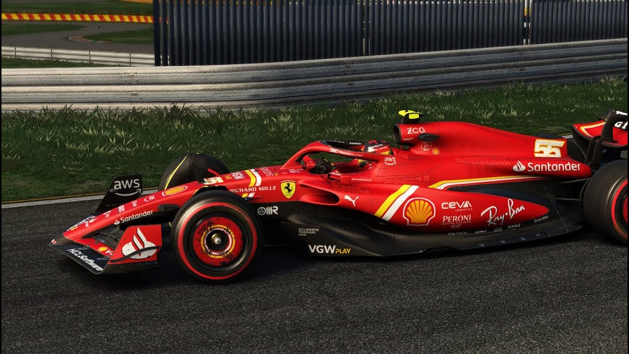 [Assetto Corsa] Scuderia Ferrari SF-24 Shakedown at Fiorano Circuit ...