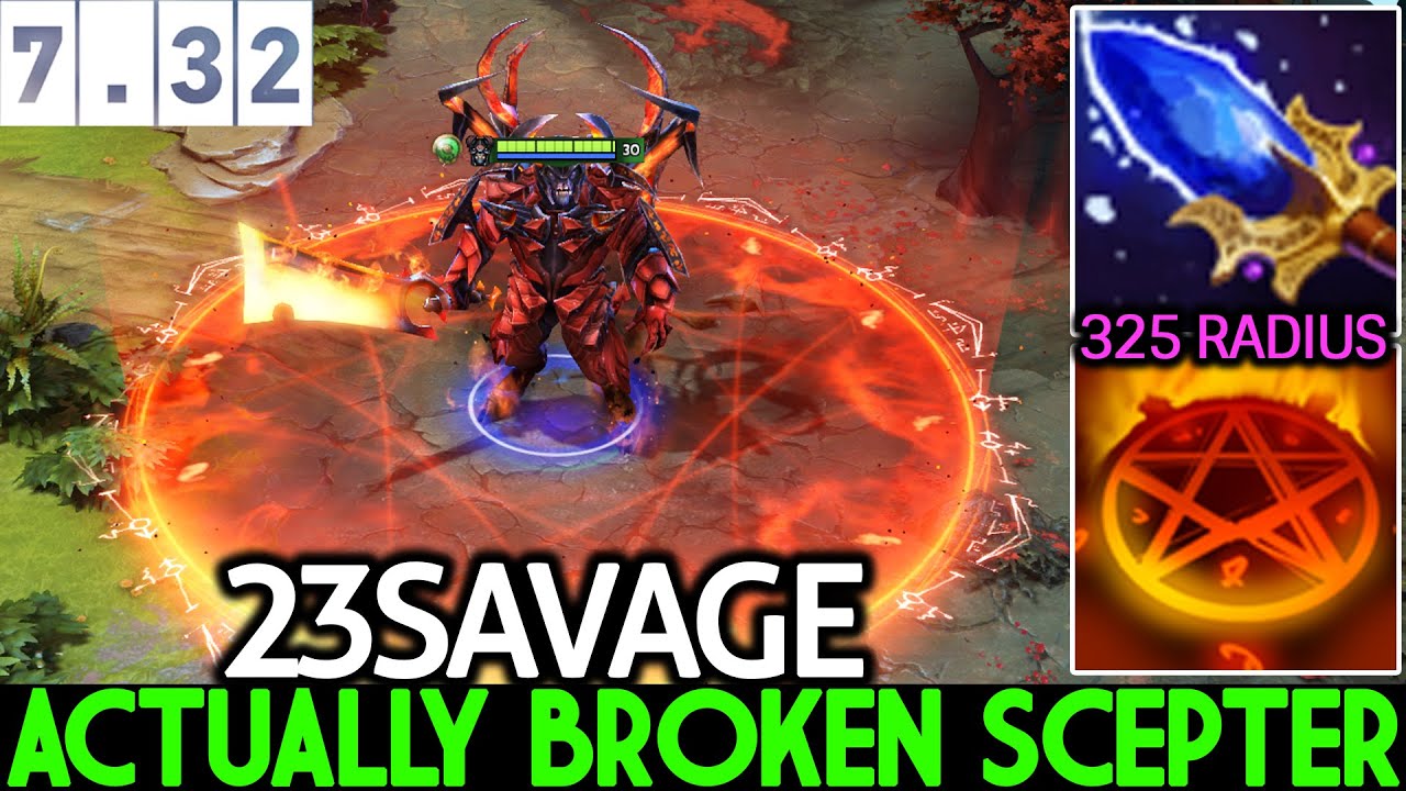 23SAVAGE [Doom] WTF New Doom 325 AOE Actually Broken Scepter Dota 2 ...