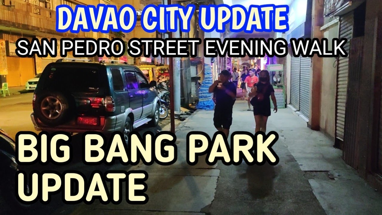 WALKING VLOG AT NIGHT OF SAN PEDRO STREET DAVAO CITY - YouTube