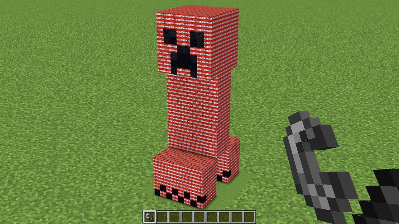 creeper tnt experiment - YouTube