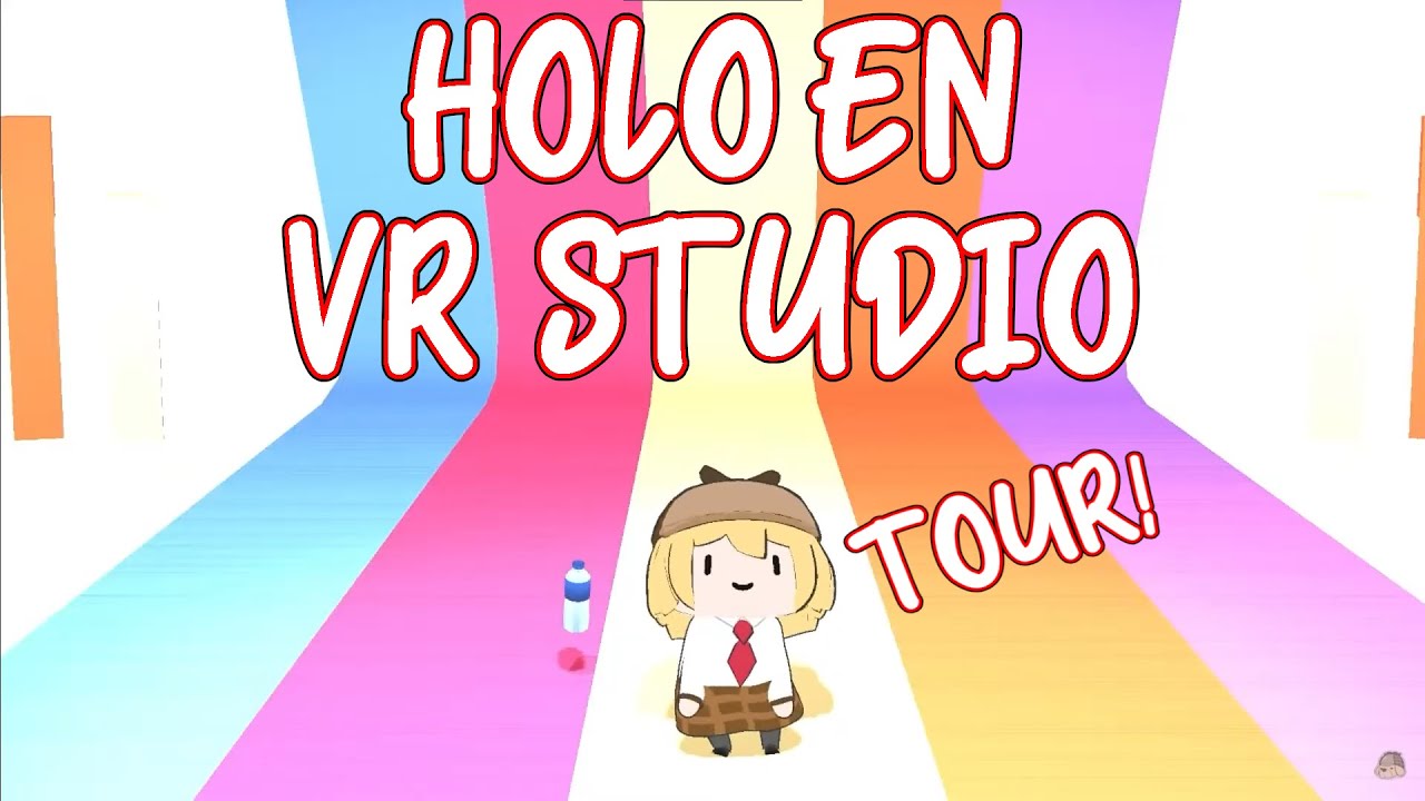 AME GIVING TOUR OF NEW HOLO EN VR STUDIO! SHOWING OFF PROPS AND BUBBA ...