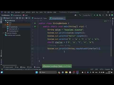 Javada String #java #darslar #dasturlash #javatutorial - YouTube
