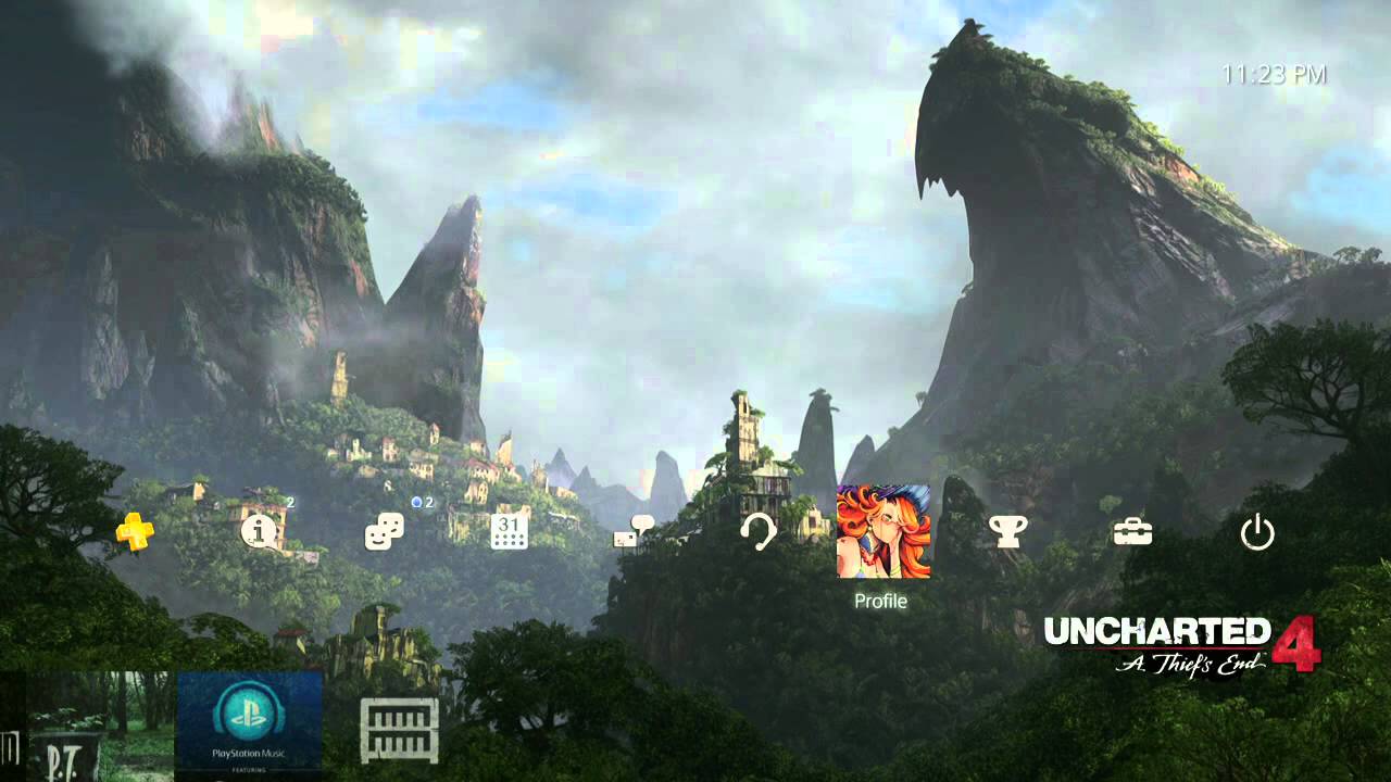 Uncharted 4 Dynamic Theme PS4 - YouTube
