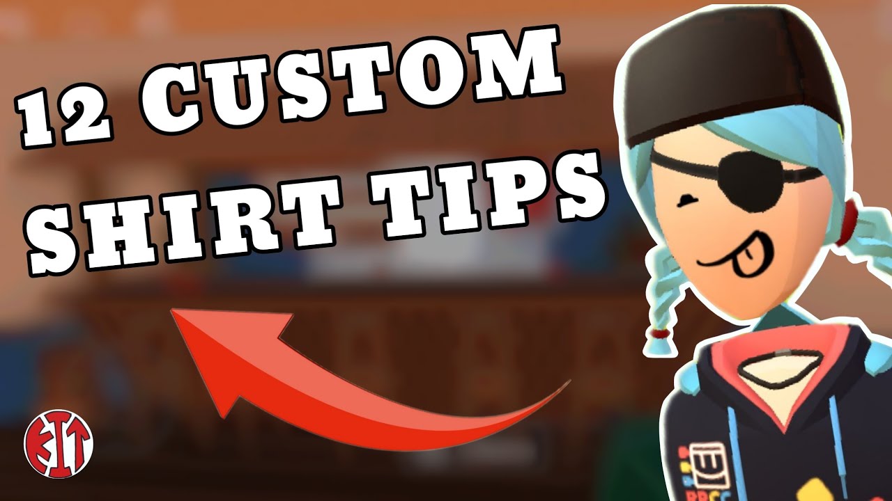 12 Tips to Improve Your Custom Shirts in Rec Room! - YouTube