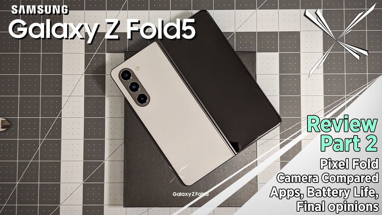 Samsung Z Fold 5 Review Part 2 - Pixel Fold Camera Compare, Battery ...