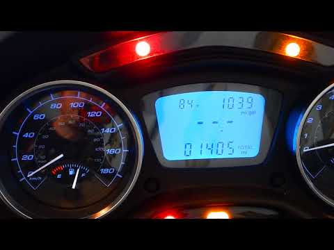 Resetting your service light on Piaggio MP3 scooter