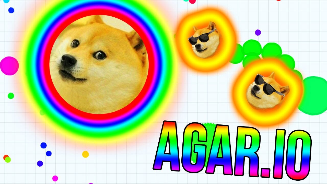 DOGE IN AGARIO! I EAT EVERYTHING (RAGE) - AGAR.IO (BLOB WARS) #1 - YouTube
