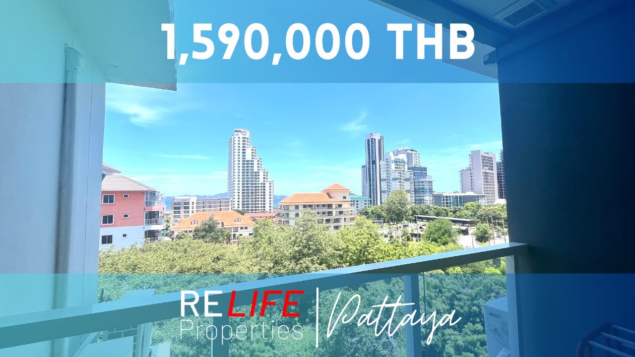 Partial sea view one-bedroom condo for sale in Pattaya | Siam Oriental ...