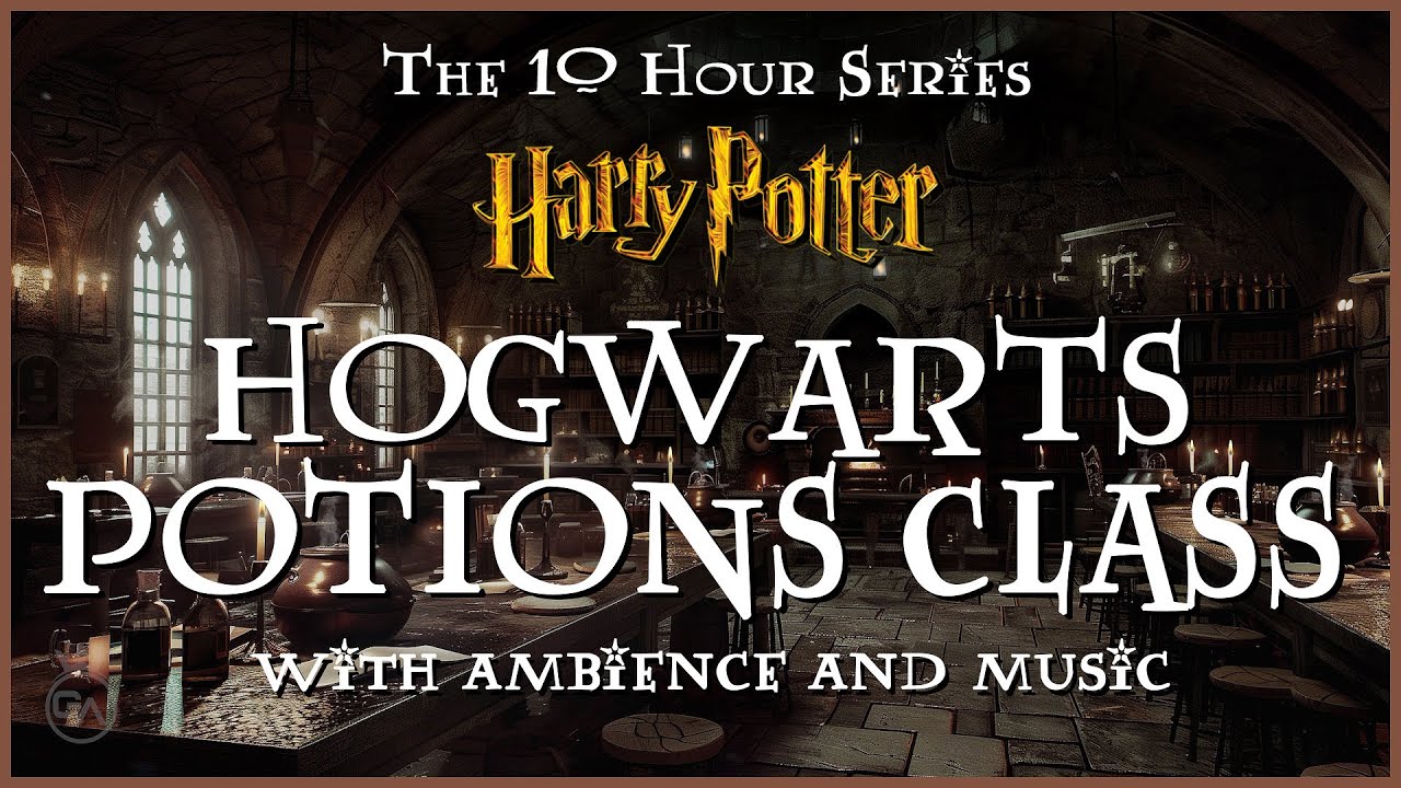 Hogwarts Potions Class | Harry Potter & Fantastic Beasts w/Music (Sleep ...