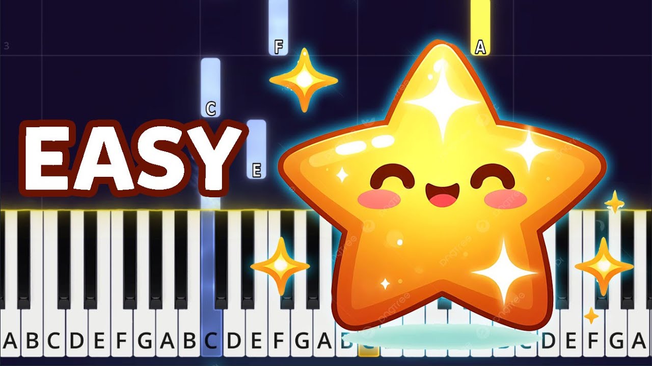 Twinkle Twinkle Little Star - Easy Piano Tutorial - YouTube