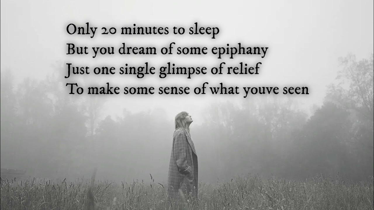 epiphany Taylor Swift (lyrics) - YouTube