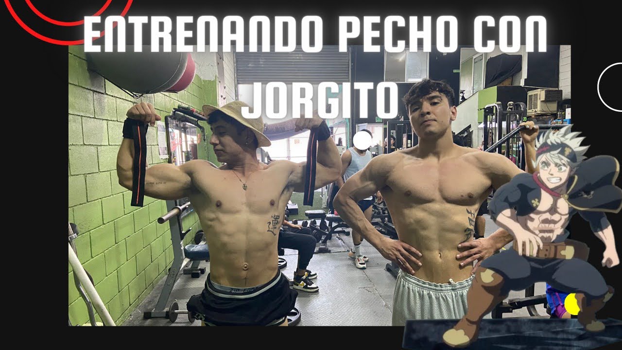 pecho y tríceps con jorgito estamos cercas de sacar 130 kg en banca ...