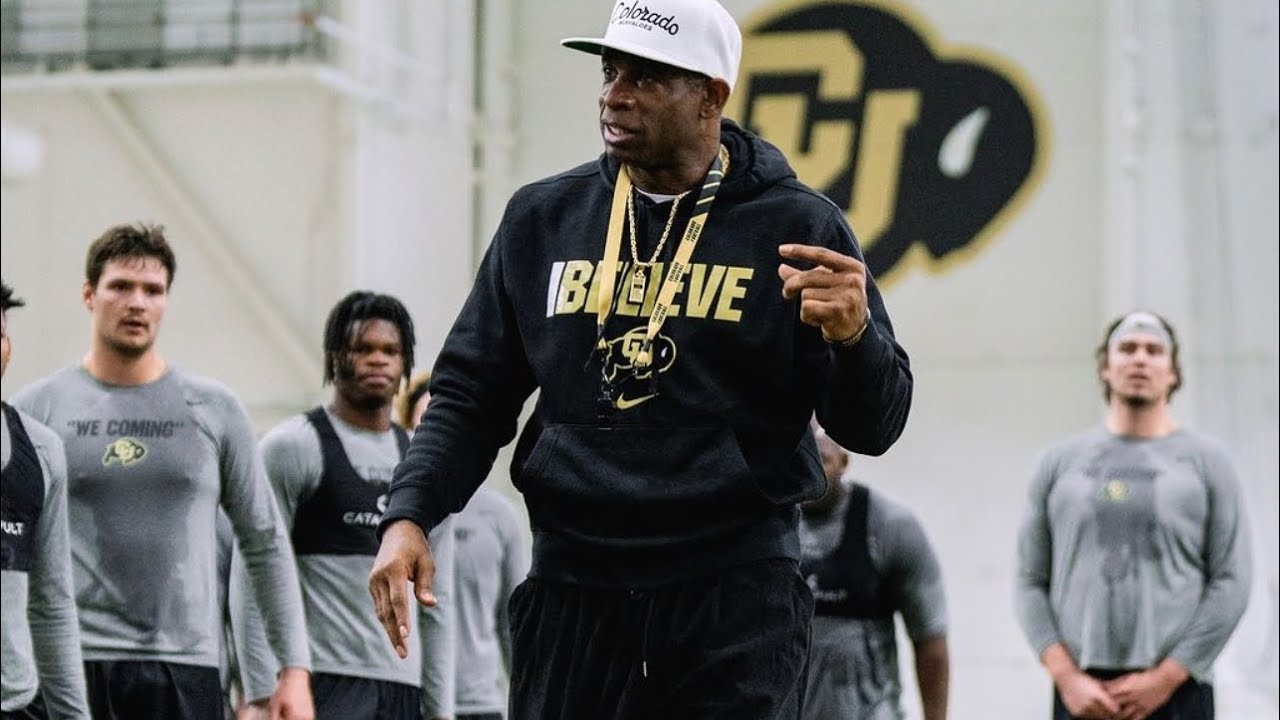 Coach Prime CU BUFFS Football team workouts - YouTube