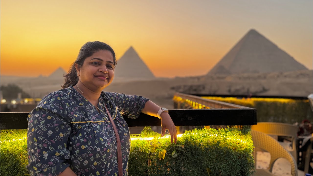 Evening pyramids view Egypt | “Evening Pyramid View from Our Hotel ...
