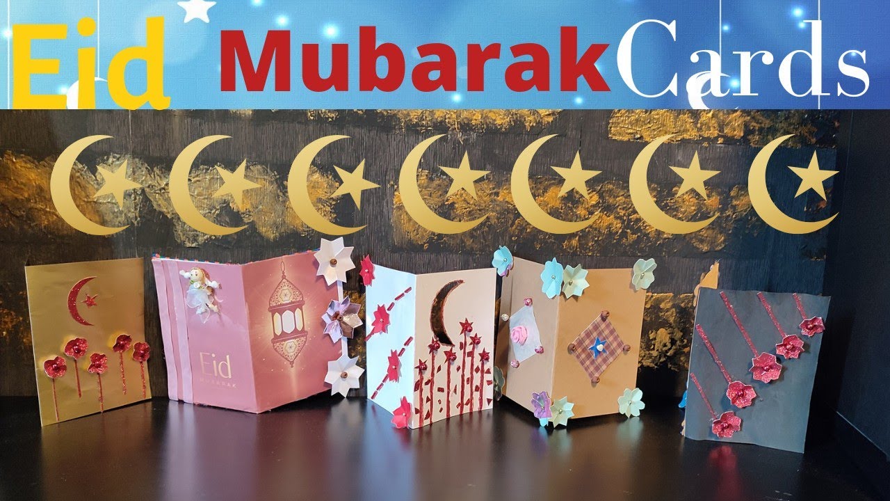 make Eid card in 20 minutes with German side - YouTube