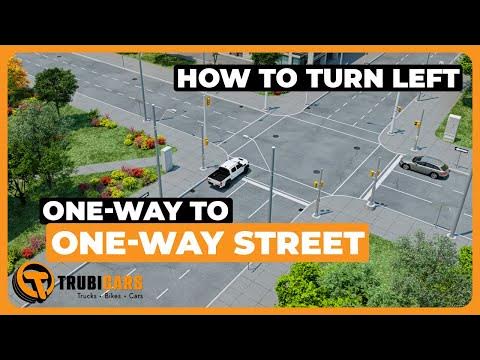 How to Turn Left Properly | One Way to One Way Left Turns - YouTube