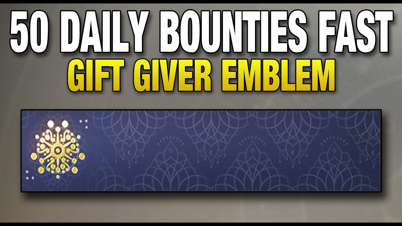 Season of Dawn EXCLUSIVE Dawning Emblem! How to Complete 50 Bounties ...