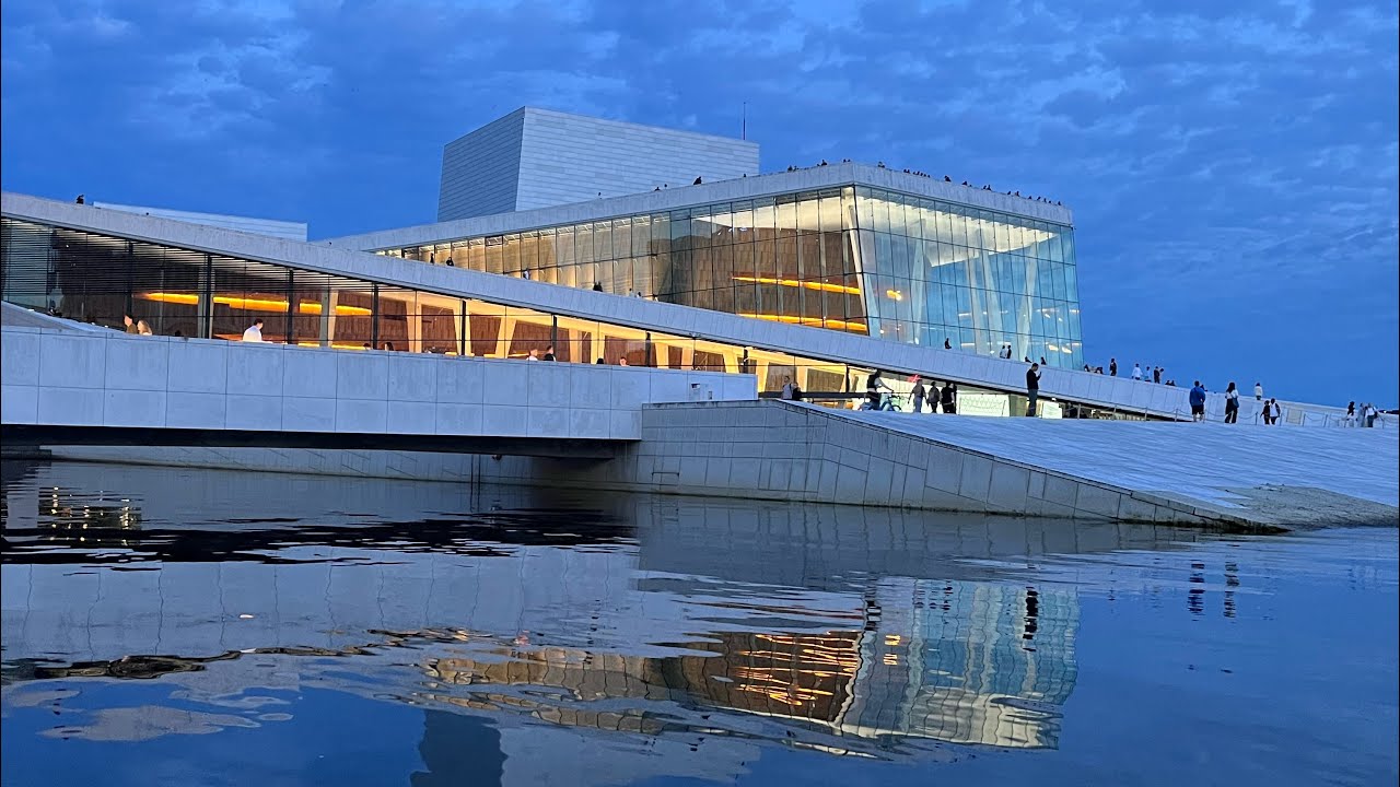 Oslo and the iconic Oslo Opera House (Operahuset) - YouTube