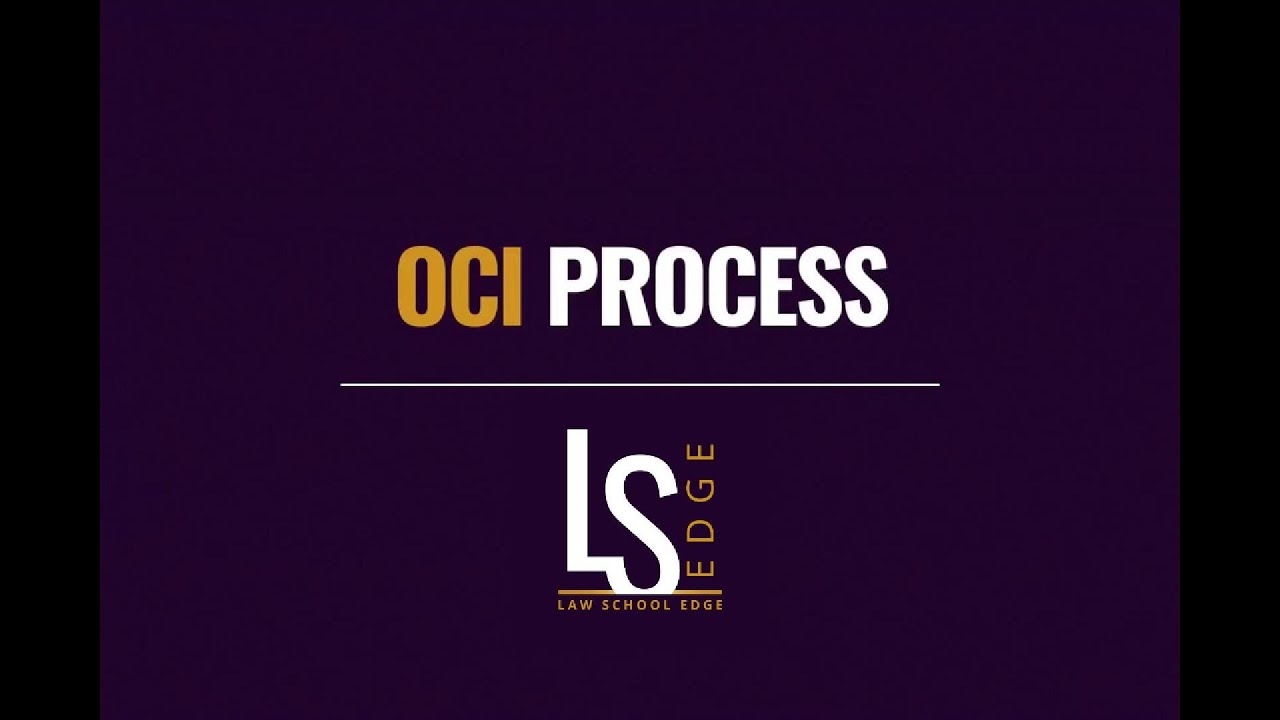 OCI Preparation Workshop 2024 | OCI Process by Hana Dhanji - YouTube