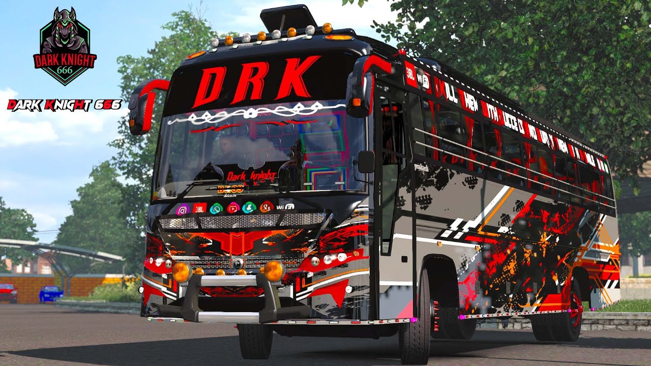 DRK Dark Knight @DRK666 #ETS2 #BUSSID #KSRTCSWIFT #JAIGURU #ROAD TO 3.9K FAMILY - YouTube