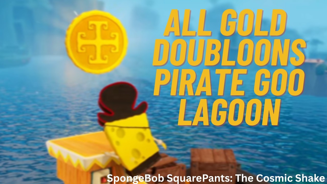 All 8 Gold Doubloon Locations in Pirate Goo Lagoon | SpongeBob: The ...