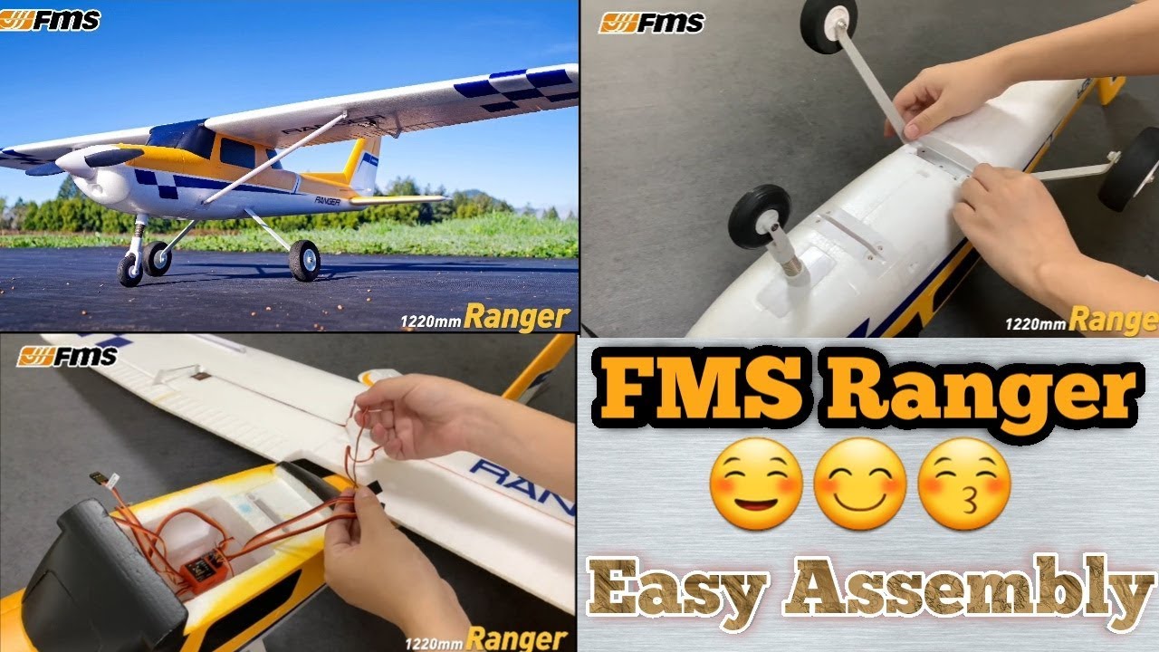 Fms Ranger 1220mm Easy Assembly - YouTube