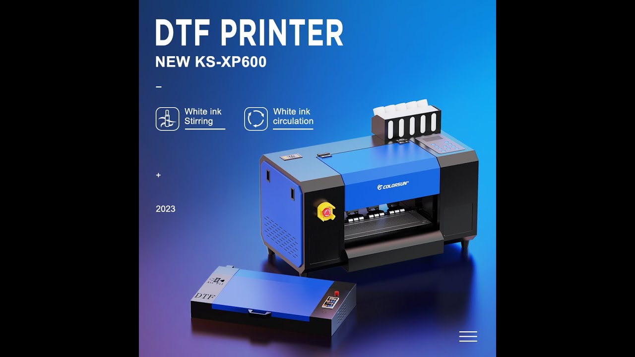 A3 DTF Printer XP600 Printhead DTF T shirt Printing Machine Heat ...