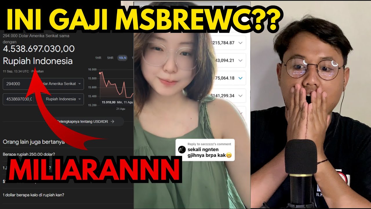 GOK1LL GAJI MSBREWC SAMPAI SEGINI LOHH - YouTube