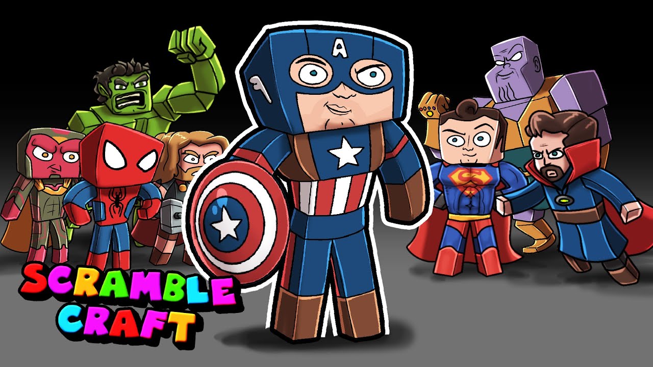 NEW SUPERHERO COLLECTION IN SCRAMBLE CRAFT! - YouTube