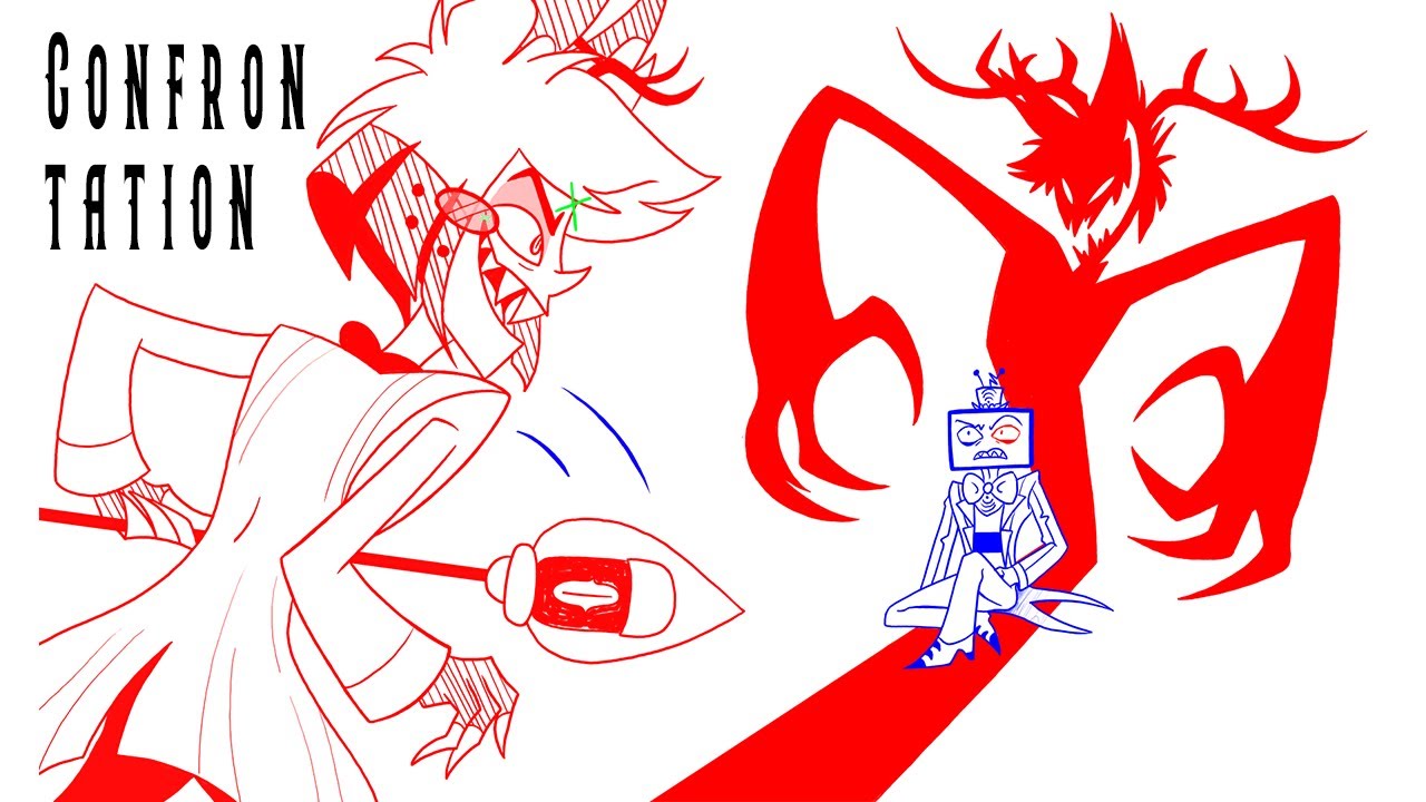 Confrontation - RadioSilence / Hazbin Hotel Animatic (Death Becomes Her ...
