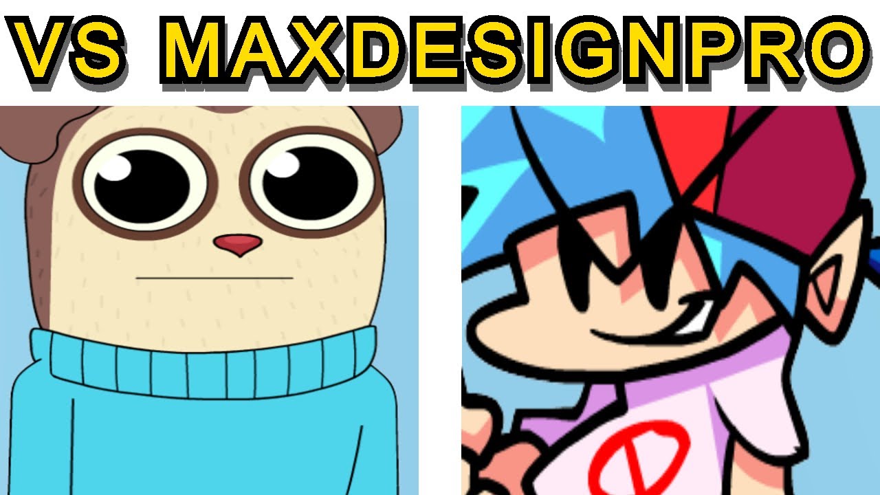 Friday Night Funkin' VS maxdesignpro. png - Brainrot Oneshot Mod / FNF ...