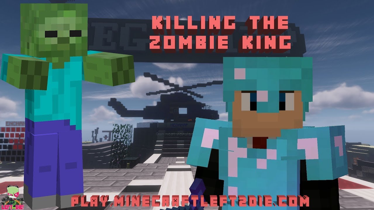 "Killing The Zombie King!" Minecraft Left2Die The Quest For The Holy Grail EP 3 - YouTube