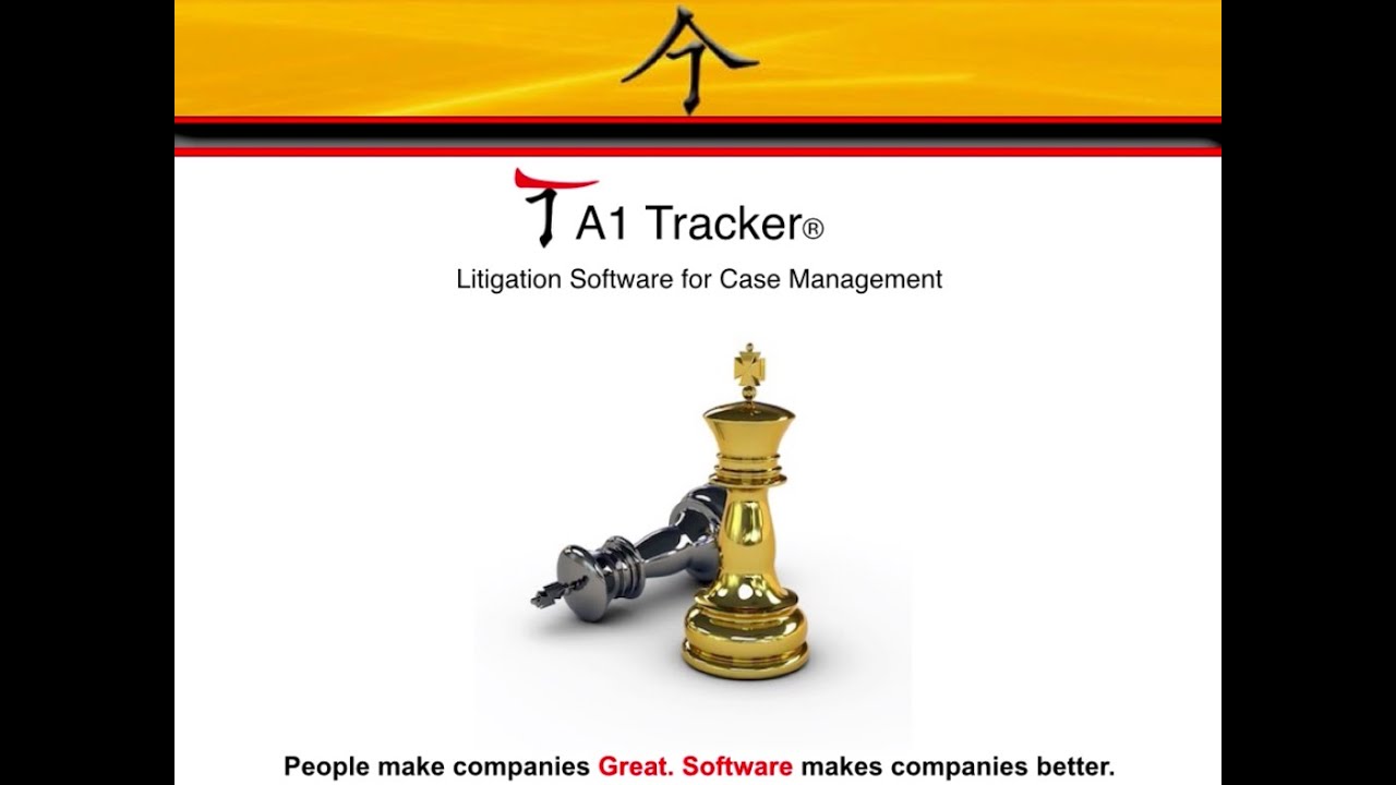 Litigation Software for Case Management by A1 Tracker - YouTube