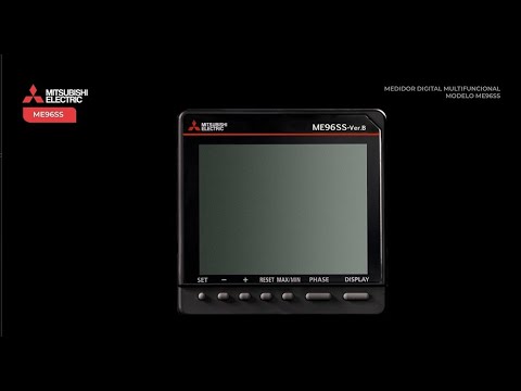 Medidores de energía Mitsubishi Electric ME96SS - YouTube