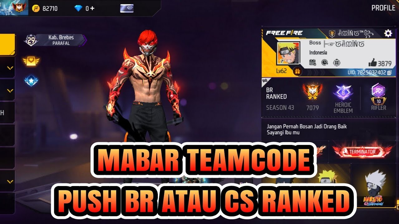 🔴Live ! MABAR TEAM CODE PUSH RANKED - YouTube