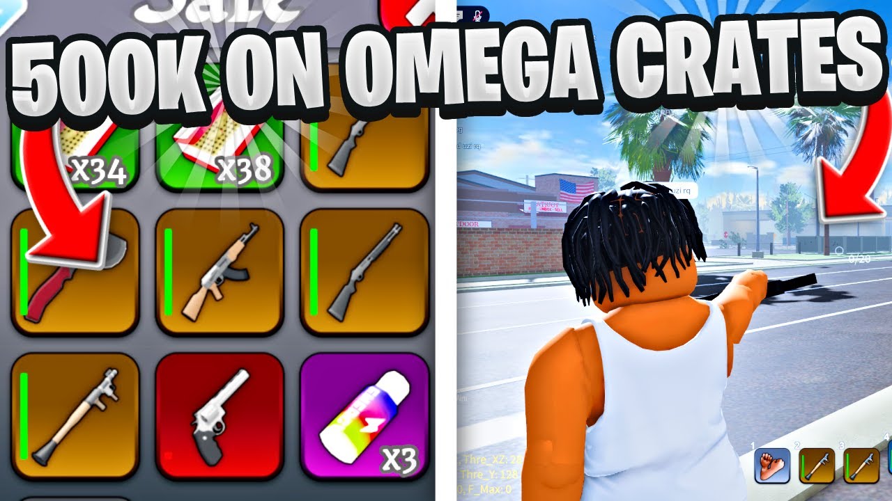I SPENT $500K ON THE NEW OMEGA CRATE IN ROBLOX BLOCKSPIN - YouTube