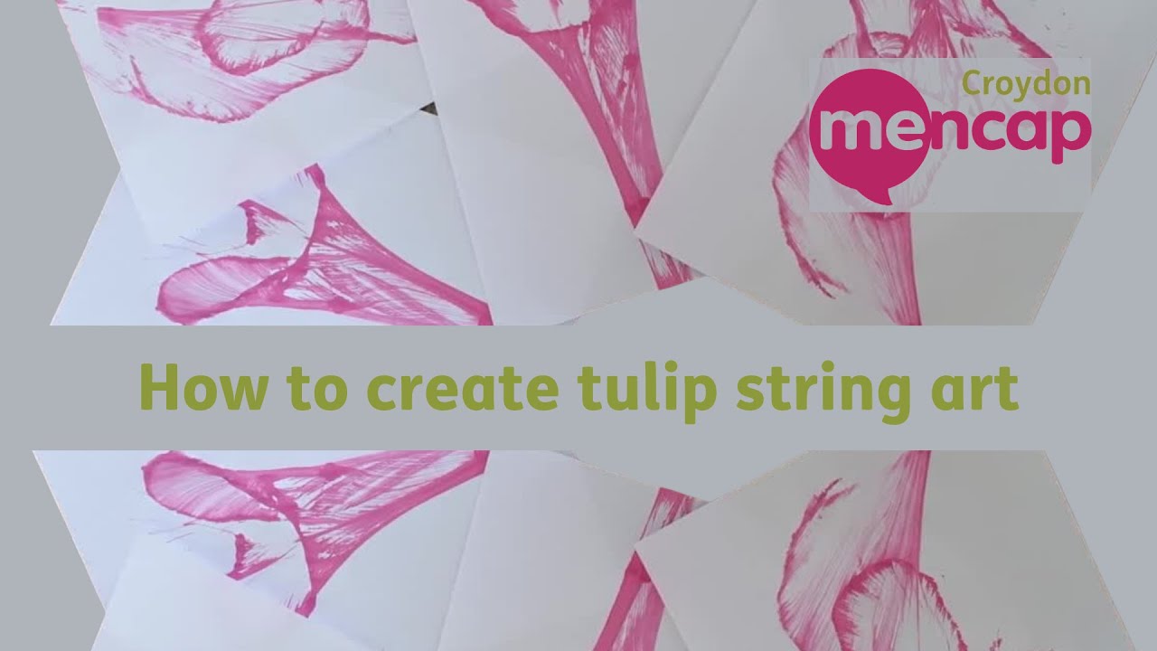 How to create Tulip String Art - with Beckie - YouTube