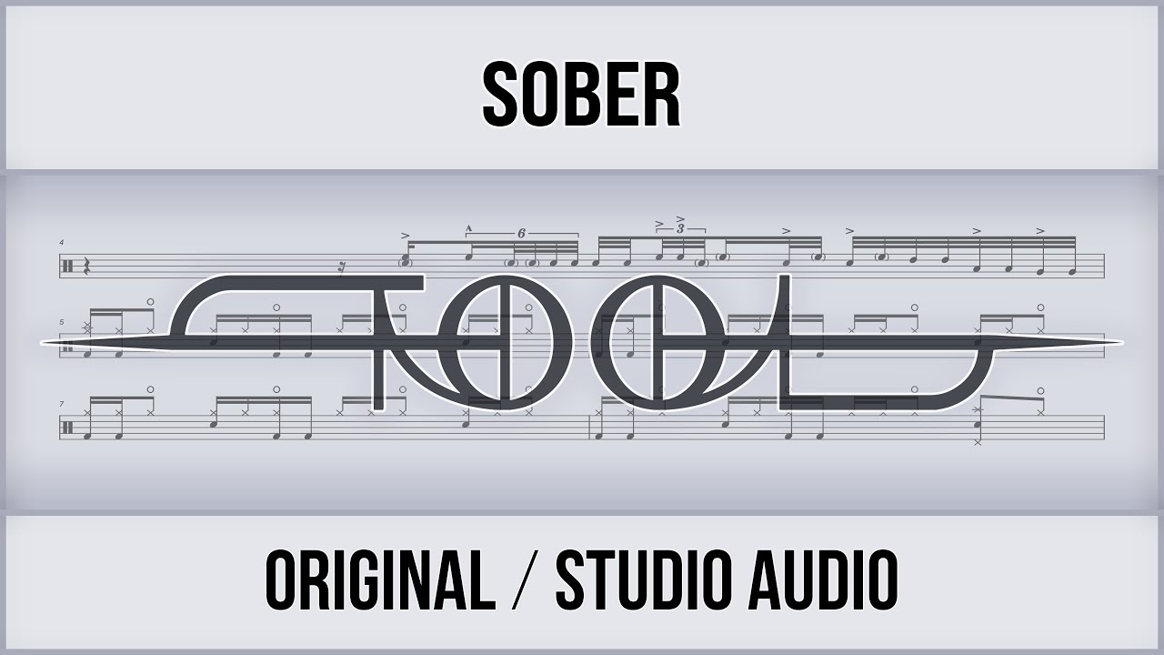 Tool - Sober (Original Audio) [Light Theme] - Drum Sheet Music - YouTube