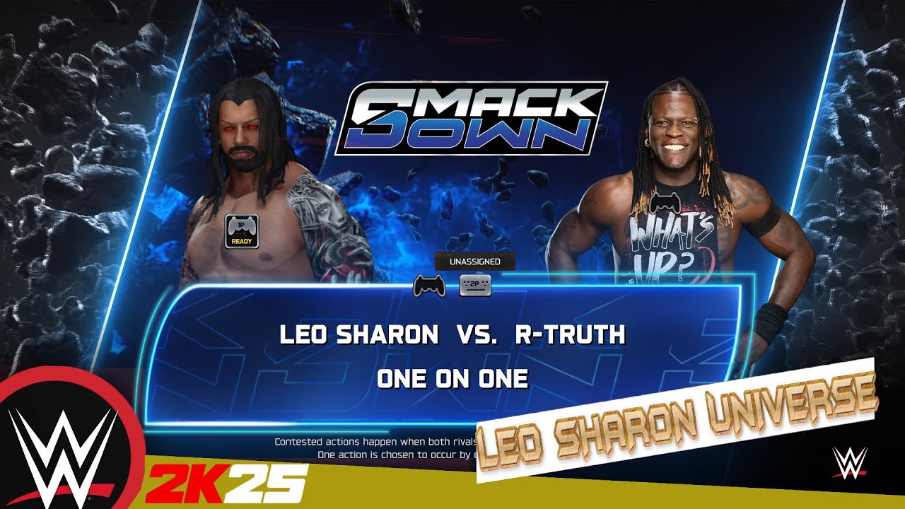 WWE Universe Week 113 - #smackdown - Leo Sharon VS R Truth - YouTube