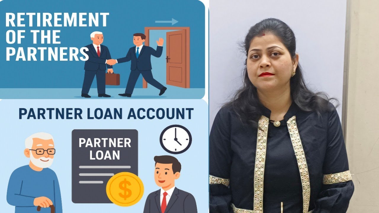 "Partner's Loan💰 account - Retirement of a Partner"@Commerce Tutorial ...