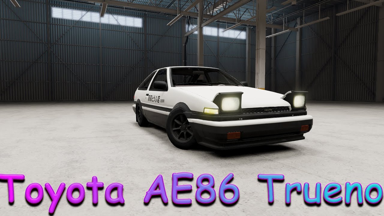 Toyota AE86 Trueno-BeamNG Drive(#841) - YouTube