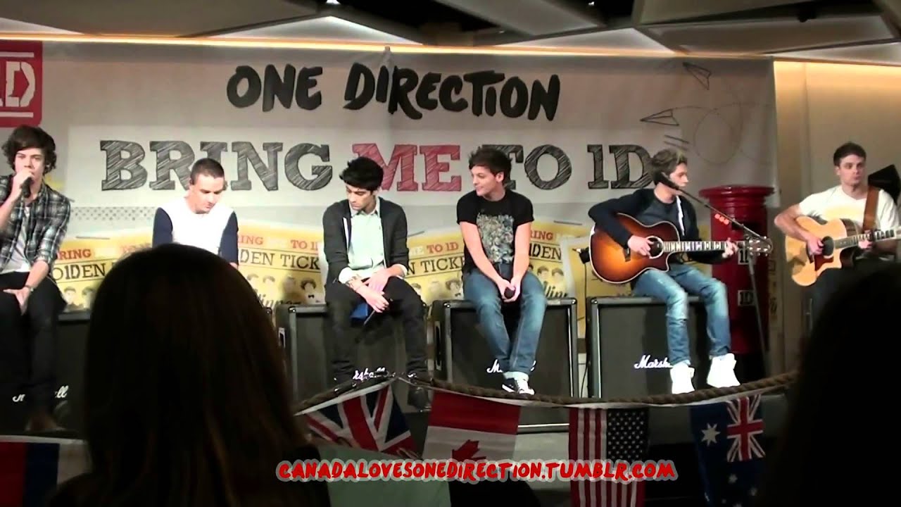 One Direction: Little Things Acoustic Performance for Bring Me To 1D ...