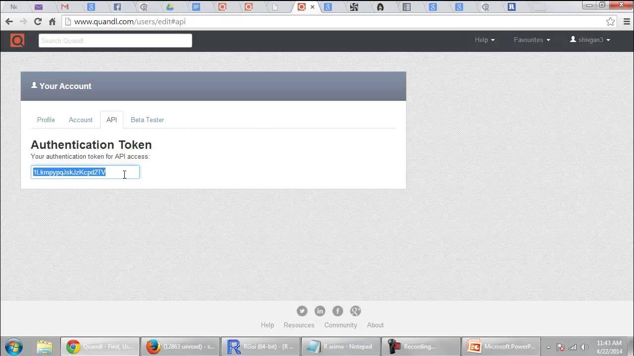 To use Quandl with R - YouTube