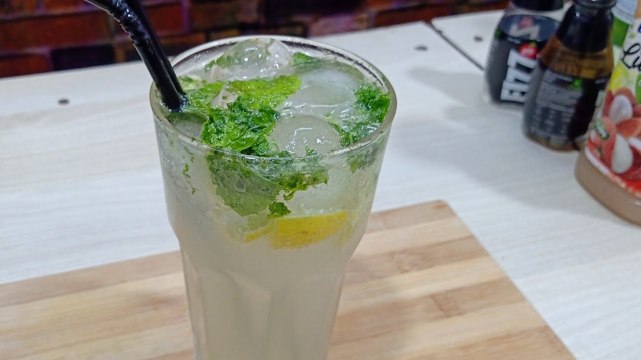 Litchi Mojito mocktail || Litchi mocktail || The mocktail house - YouTube