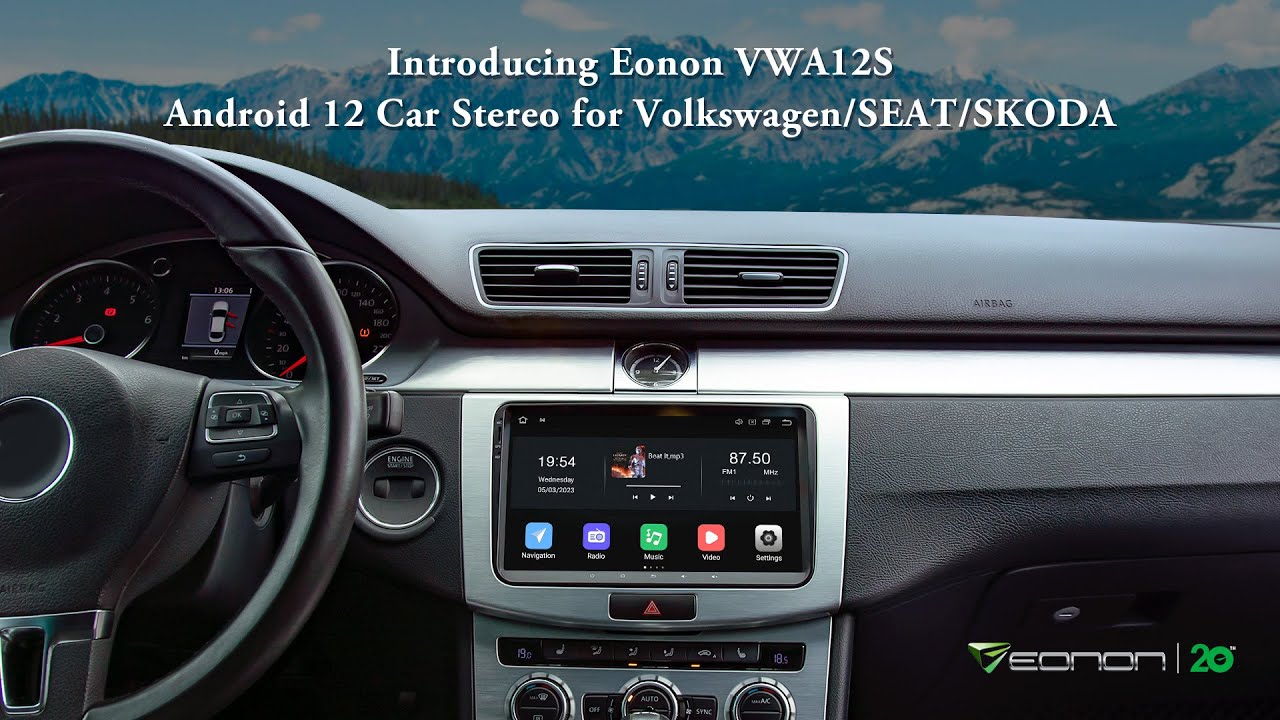 Eonon 9" Car Play Stereo GPS Navigation Android 12 Head Unit For VW ...