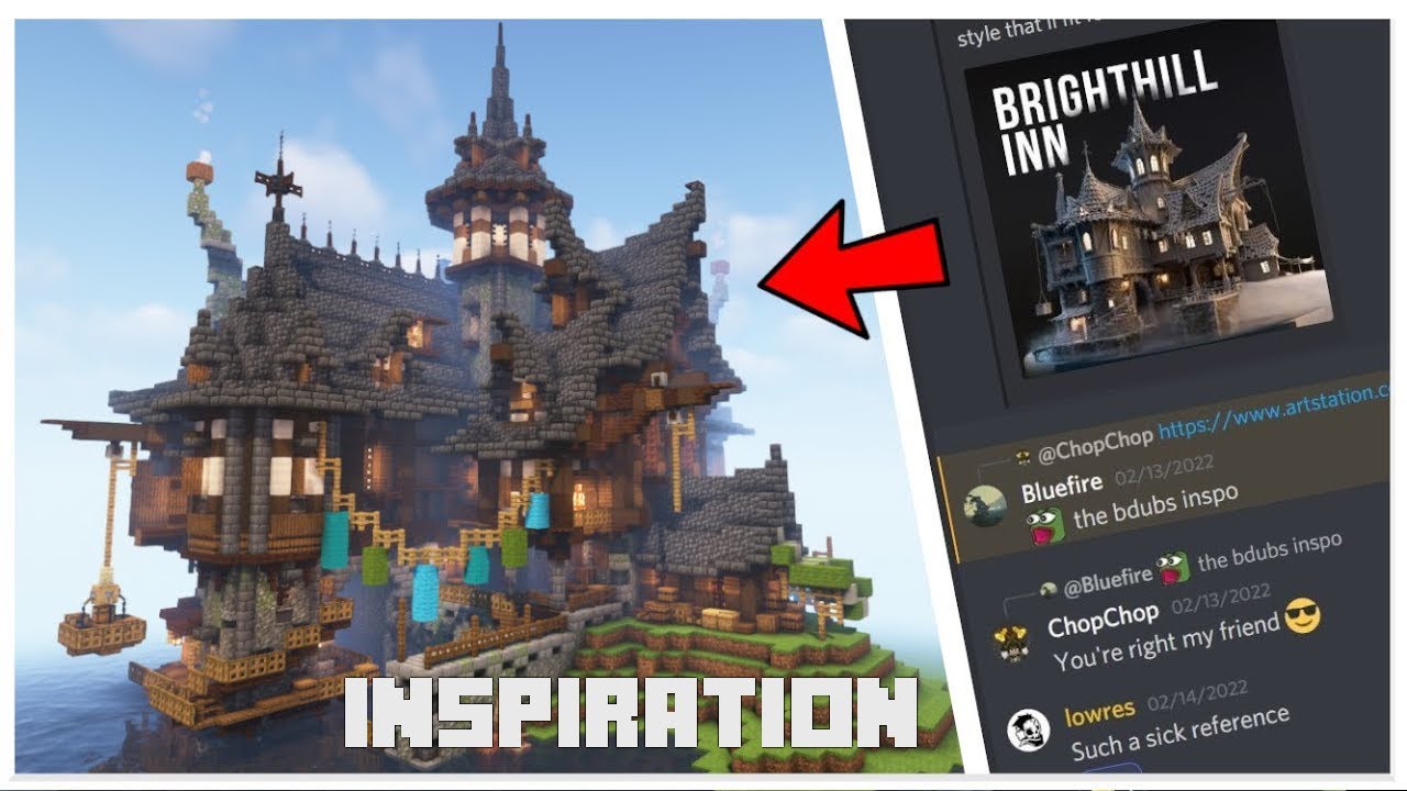 I took BdoubleO's inspiration & built this Medieval Tavern - YouTube