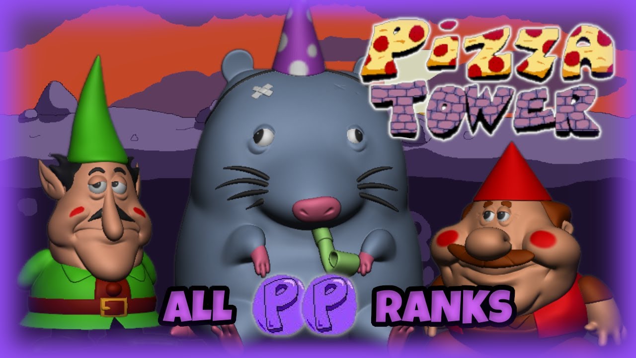 [Pizza Tower] - All P Ranks! - YouTube