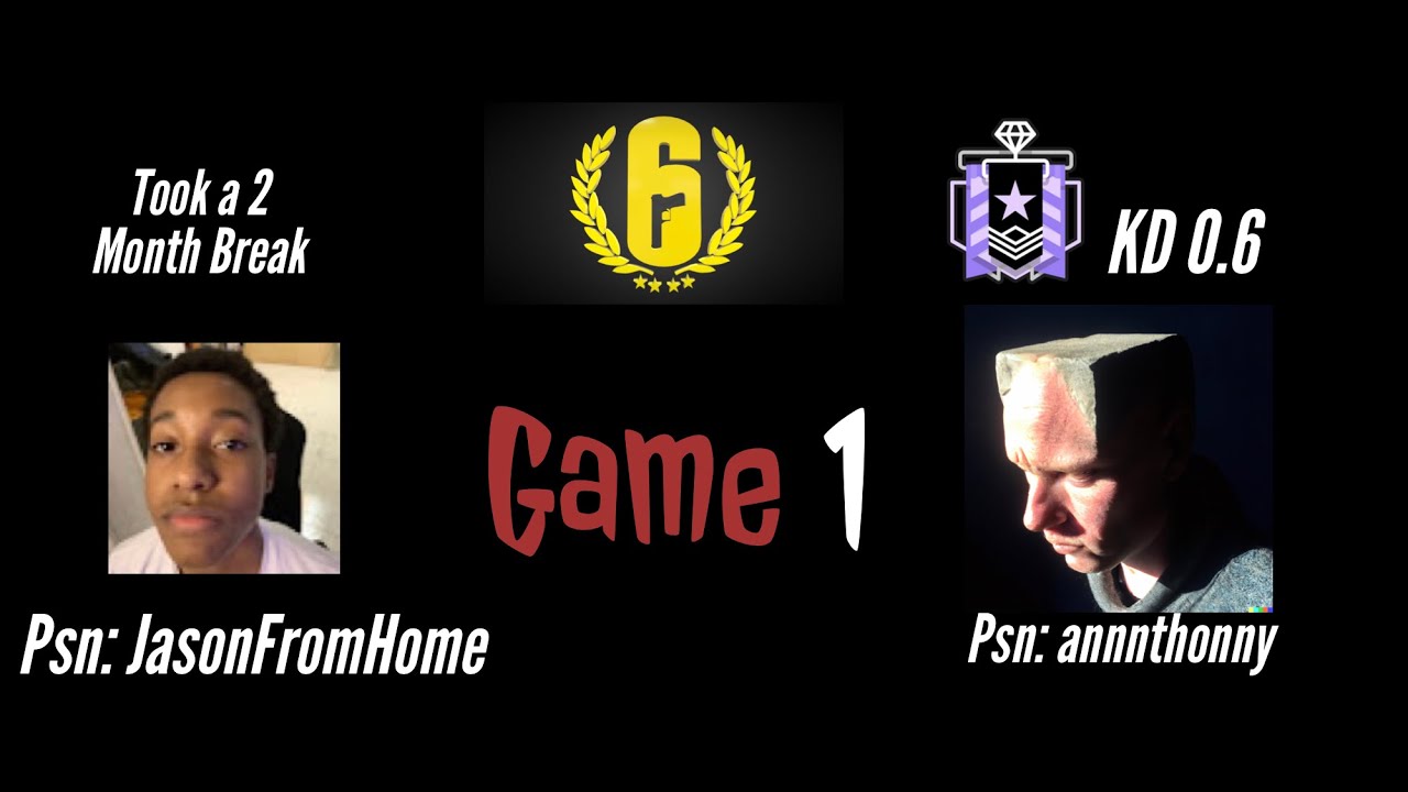 TOXIC RAINBOW SIX SIEGE 1V1 0.6 Diamond Called Me Out 😂| GAME 1| - YouTube