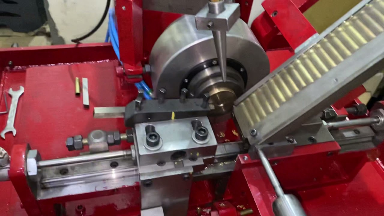 5.56 Bullet Case Grooving Machine ( GANESH AUTOMATION ) - YouTube