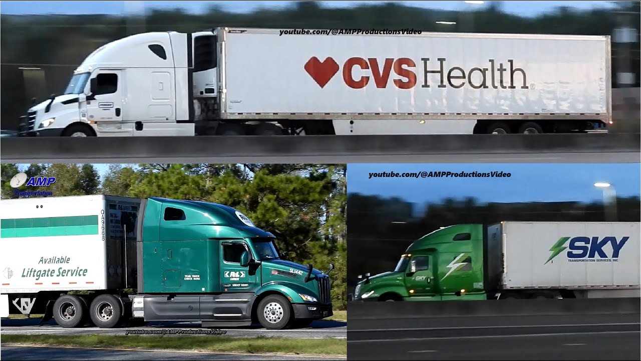 White Freightliner Cascadia CVS | Truckspotting 123023 - YouTube